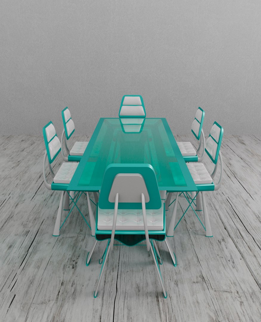 3D DINING TABLE MODERN Model - TurboSquid 2048675