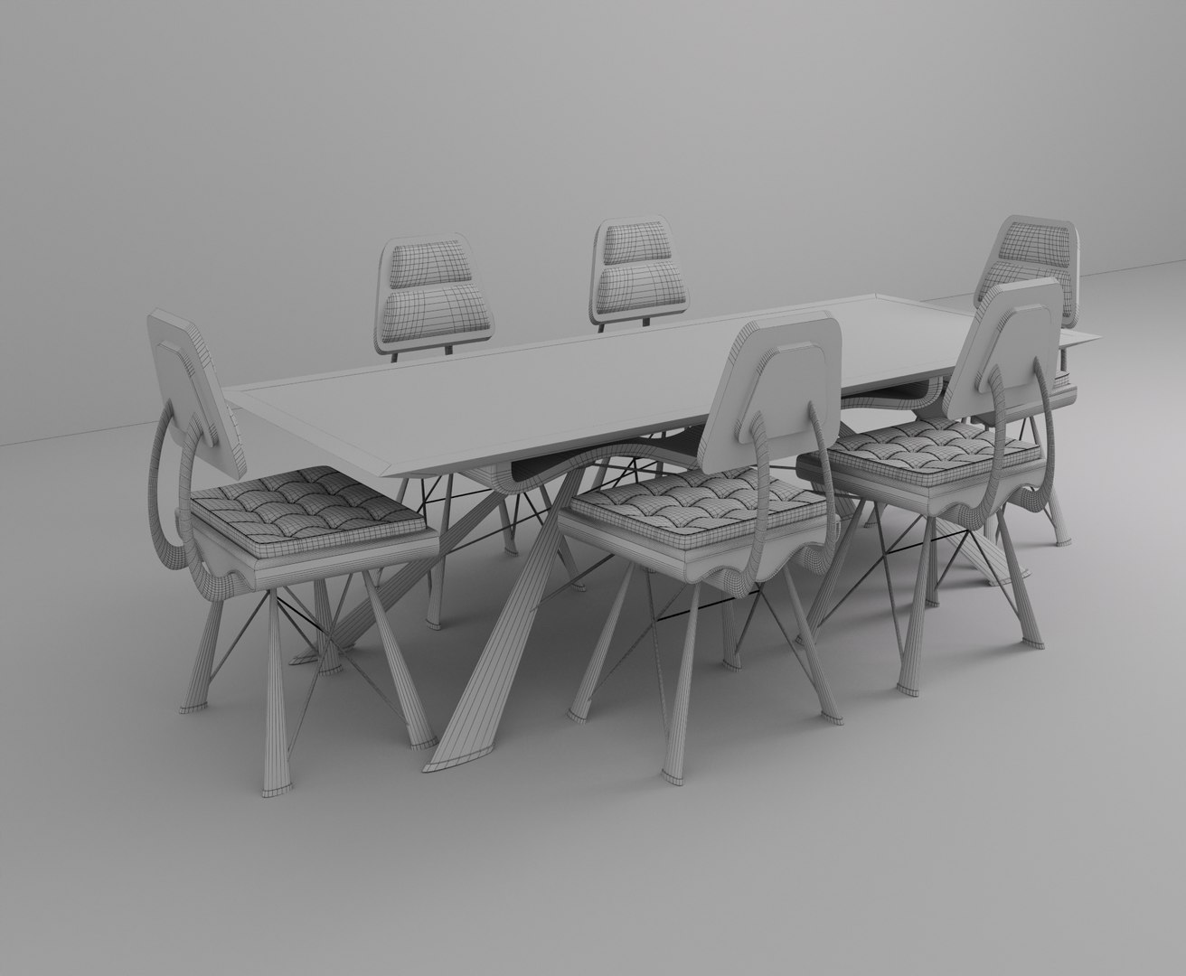 3D DINING TABLE MODERN Model - TurboSquid 2048675