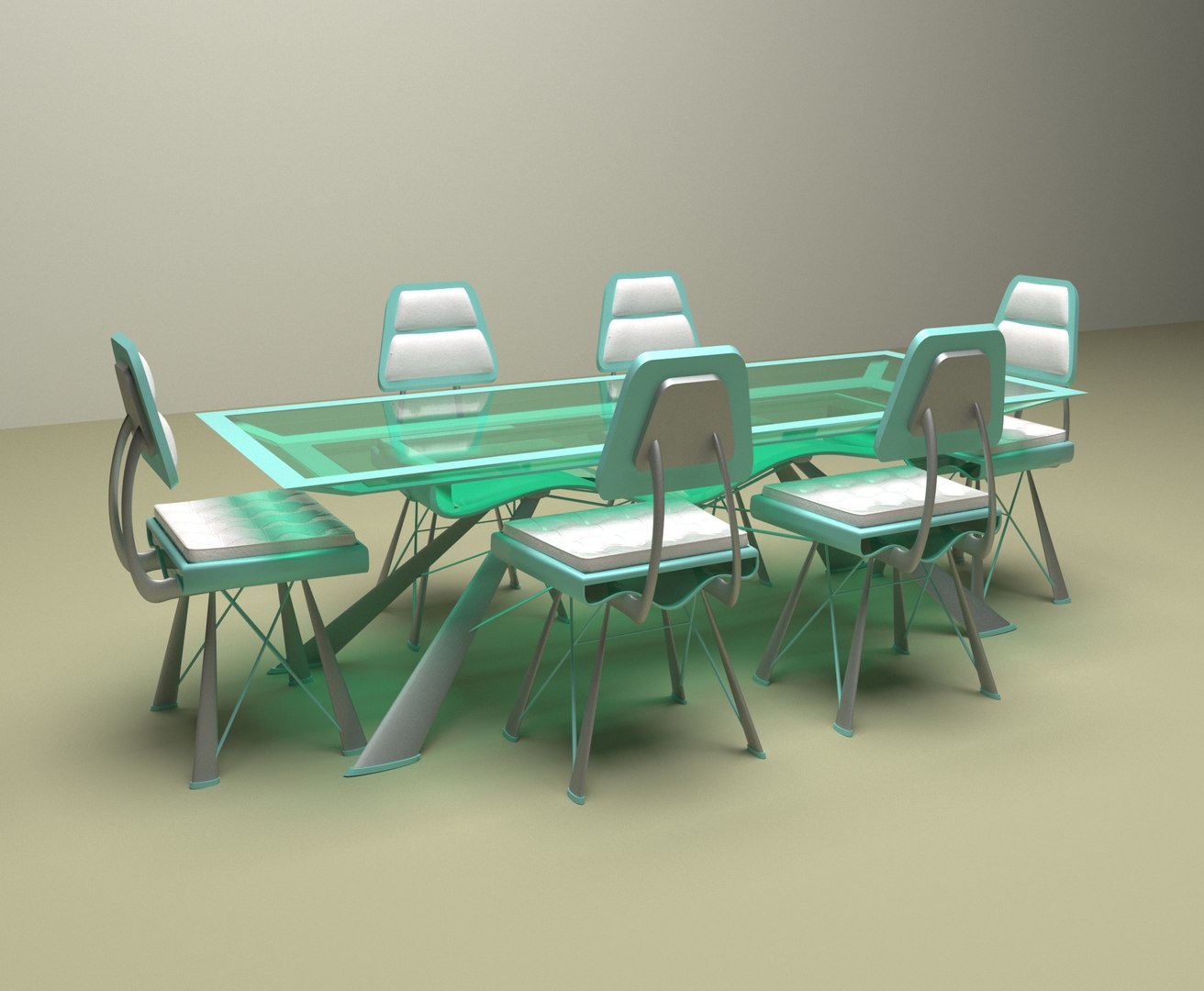 3D DINING TABLE MODERN Model - TurboSquid 2048675
