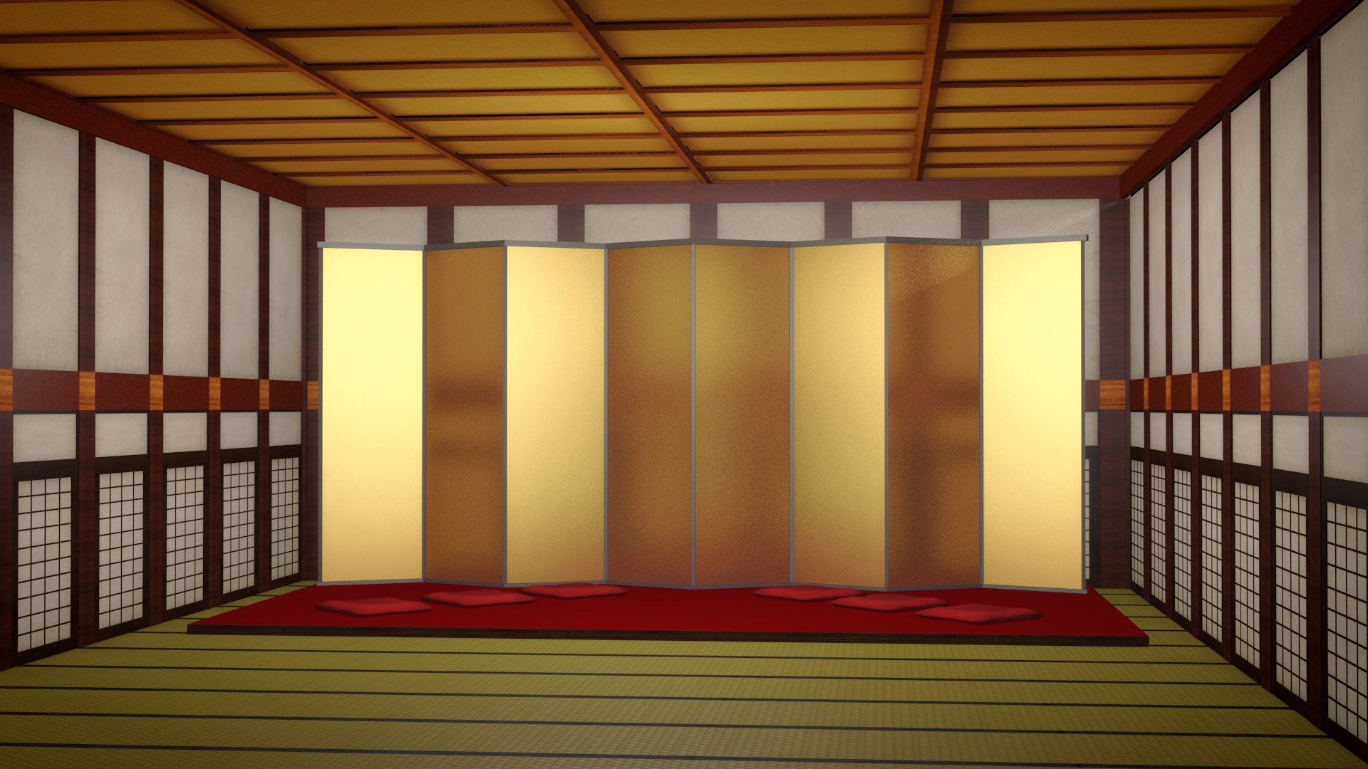 Japanese Dojo 3D Model - TurboSquid 2342449