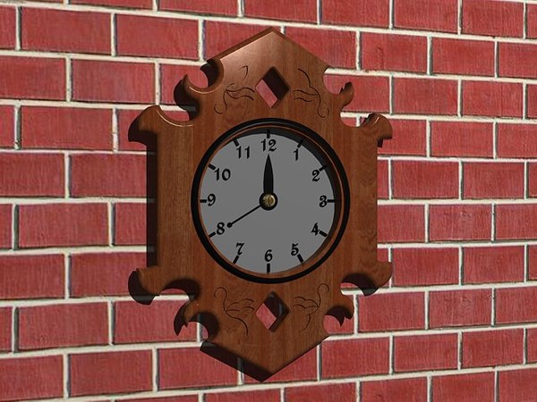 3d model clock