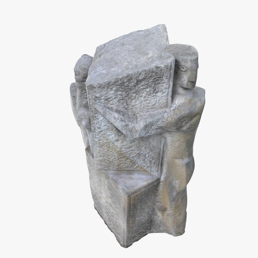 Stone Statue Builders 3D Model - TurboSquid 1238141