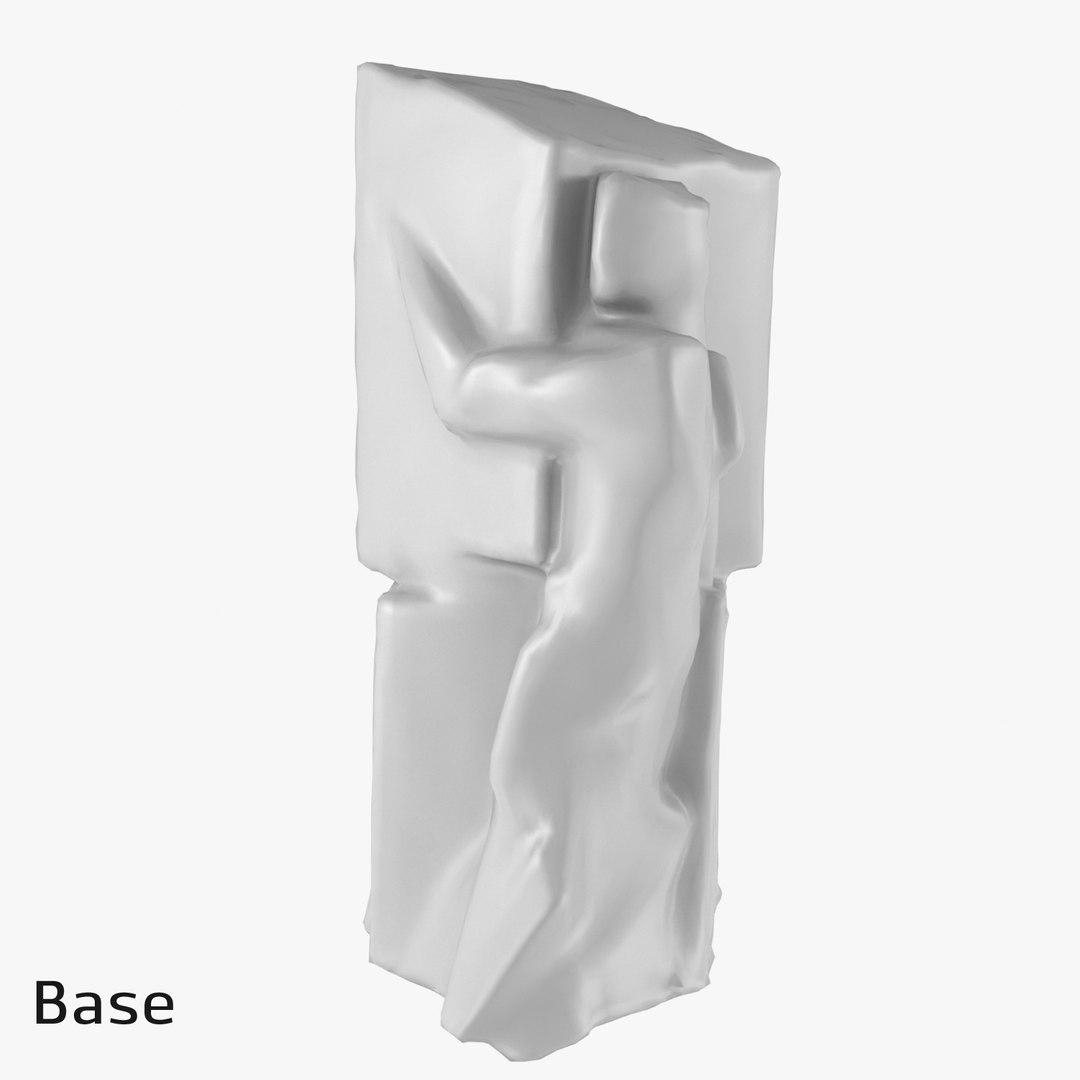 Stone statue builders 3D model - TurboSquid 1238141