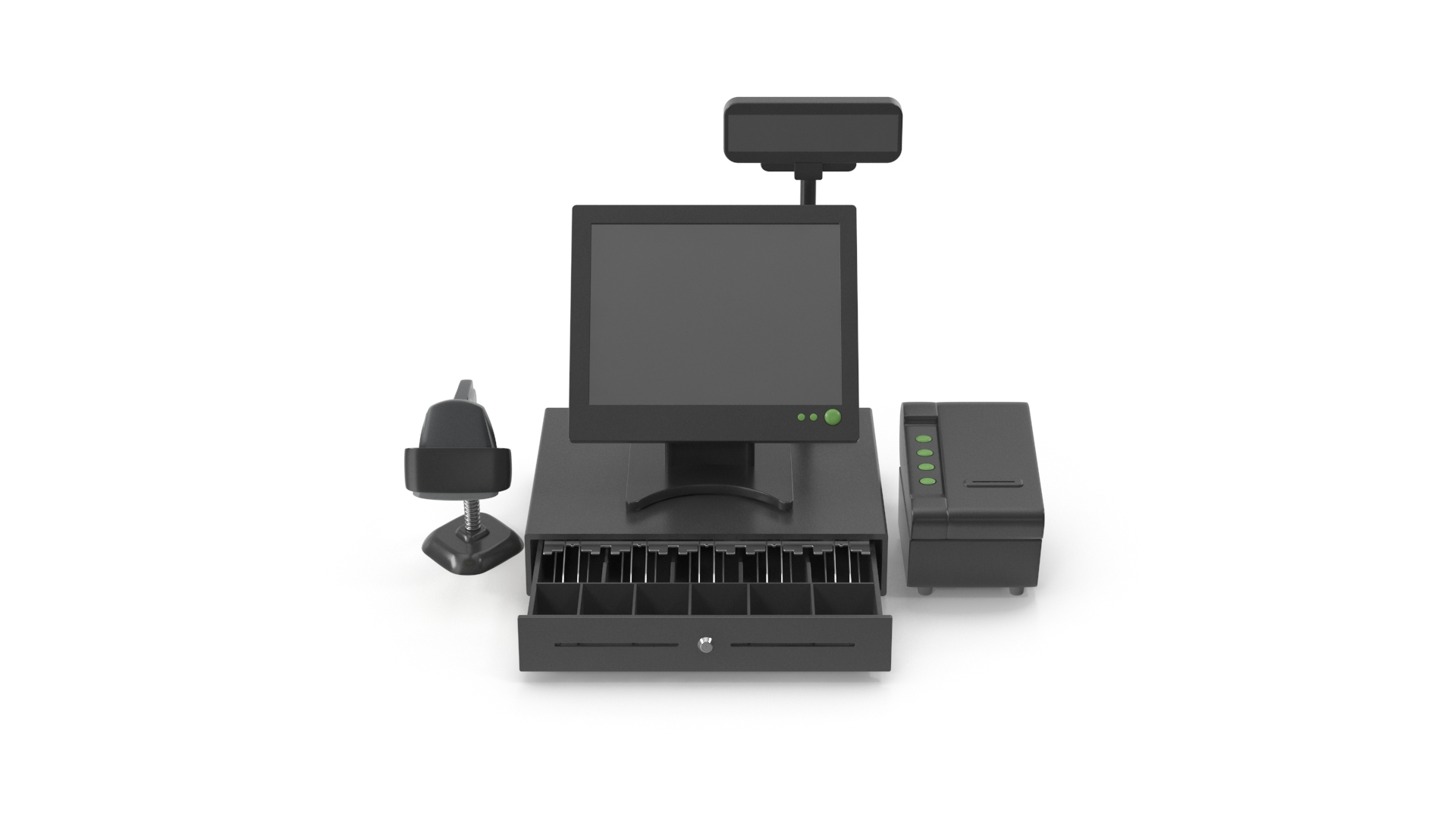Cash Register 3D Model - TurboSquid 2156768