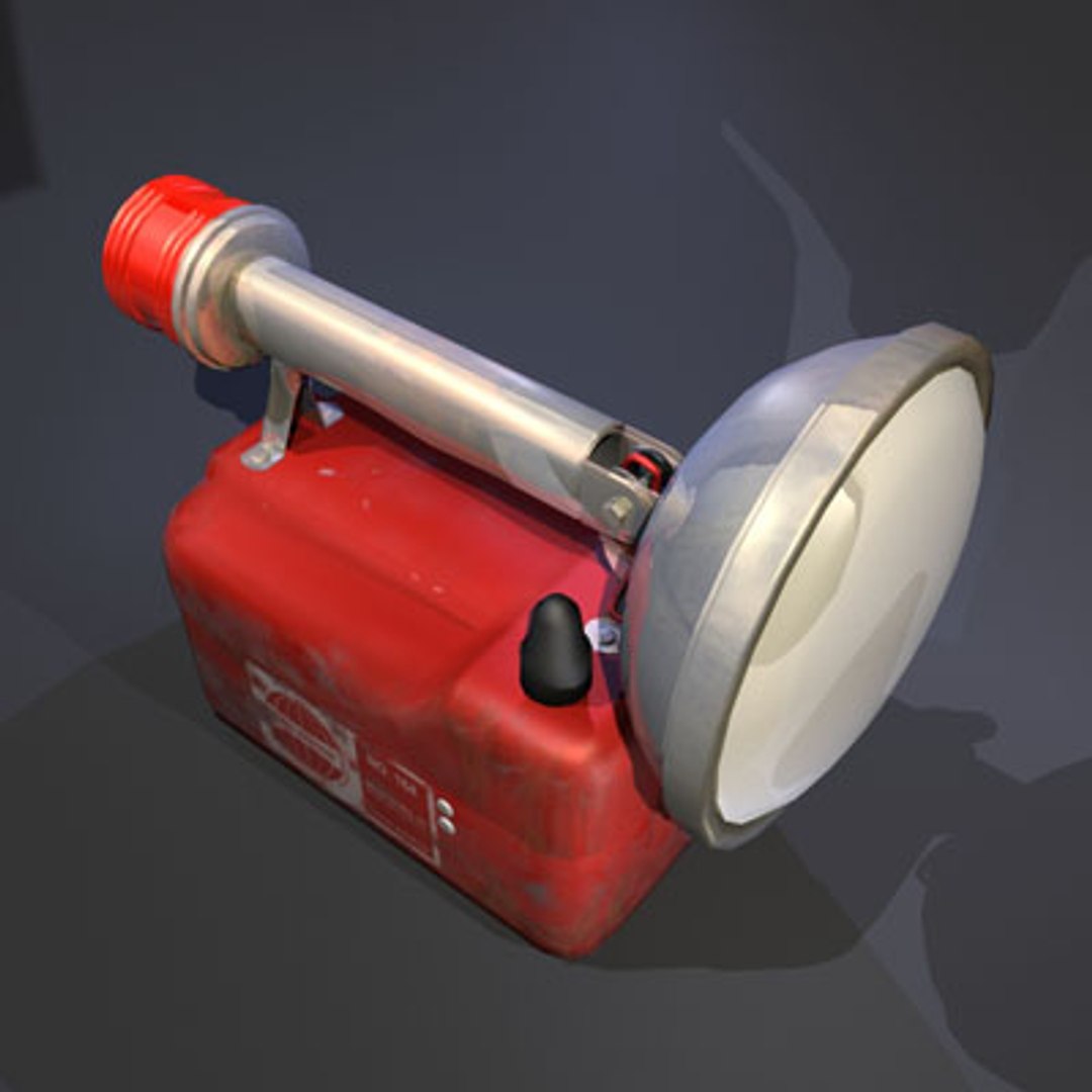 3d Old Flashlight 01 Lights