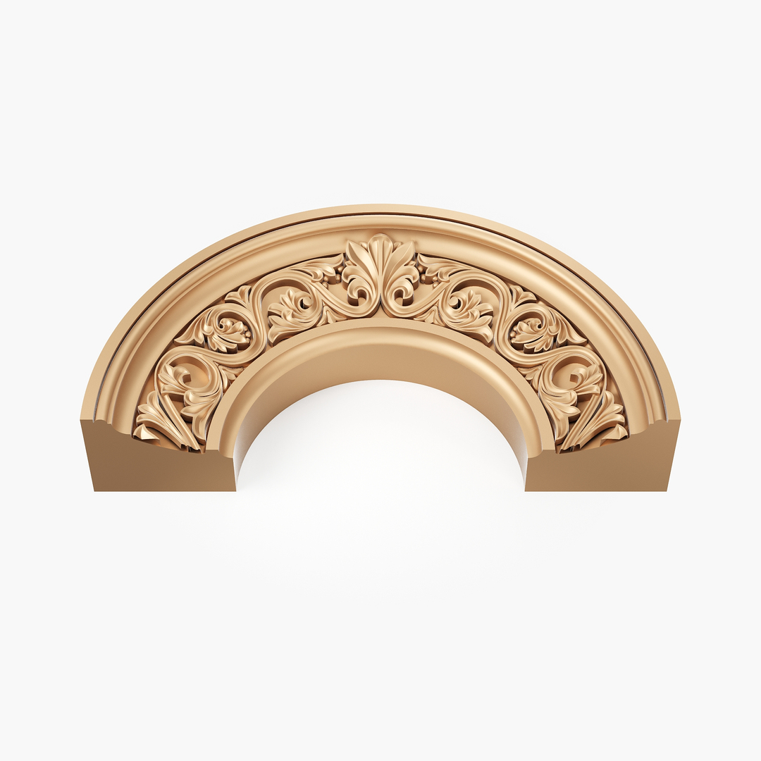 3D Carved Byzantine Arch Model - TurboSquid 2027483