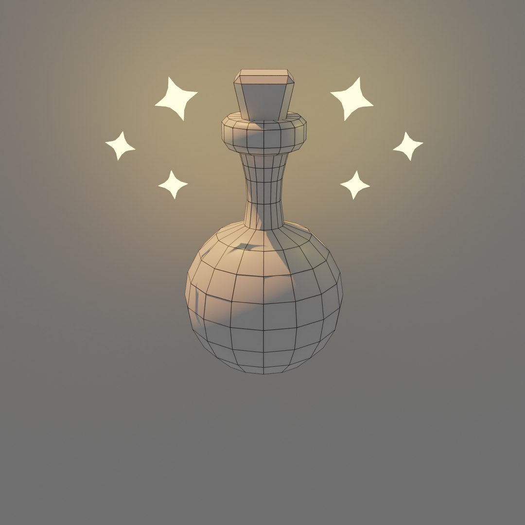 3D Cartoon Potion Model - TurboSquid 2007737