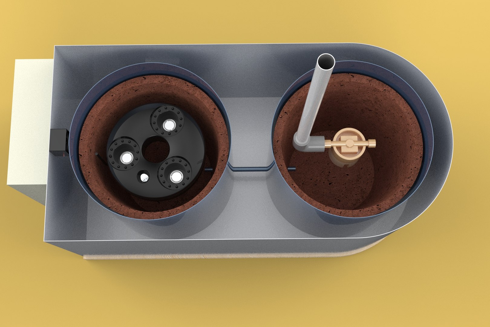 ULTRASONIC COOLING SYSTEM MIST HUMIDIFIER VAPORIZER FARM 3D Model ...