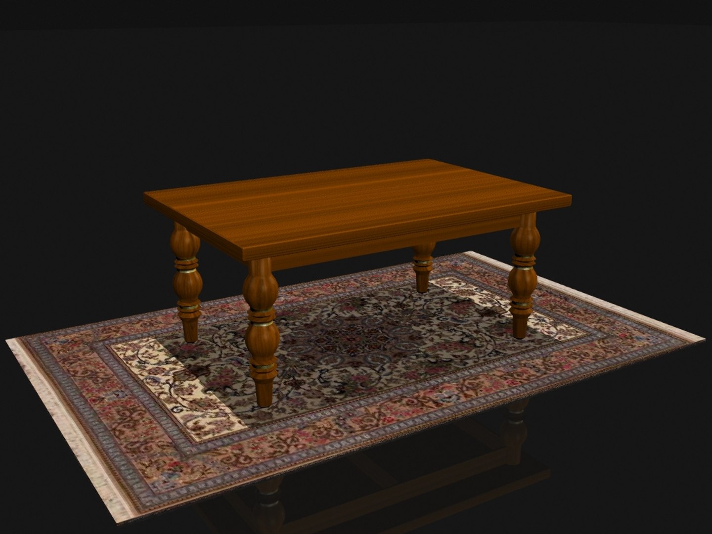 Lwo Wood Dining Table