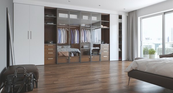 3D realistic wardrobe clothes modern - TurboSquid 1331837