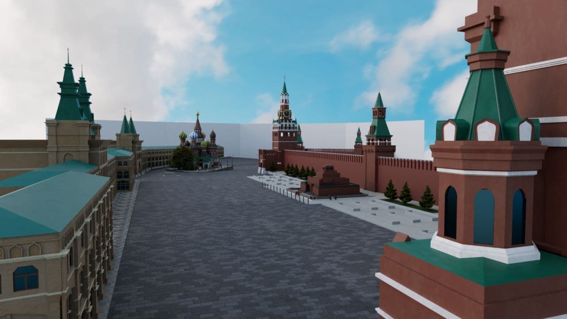 3D model Red Square Moscow - TurboSquid 2081512
