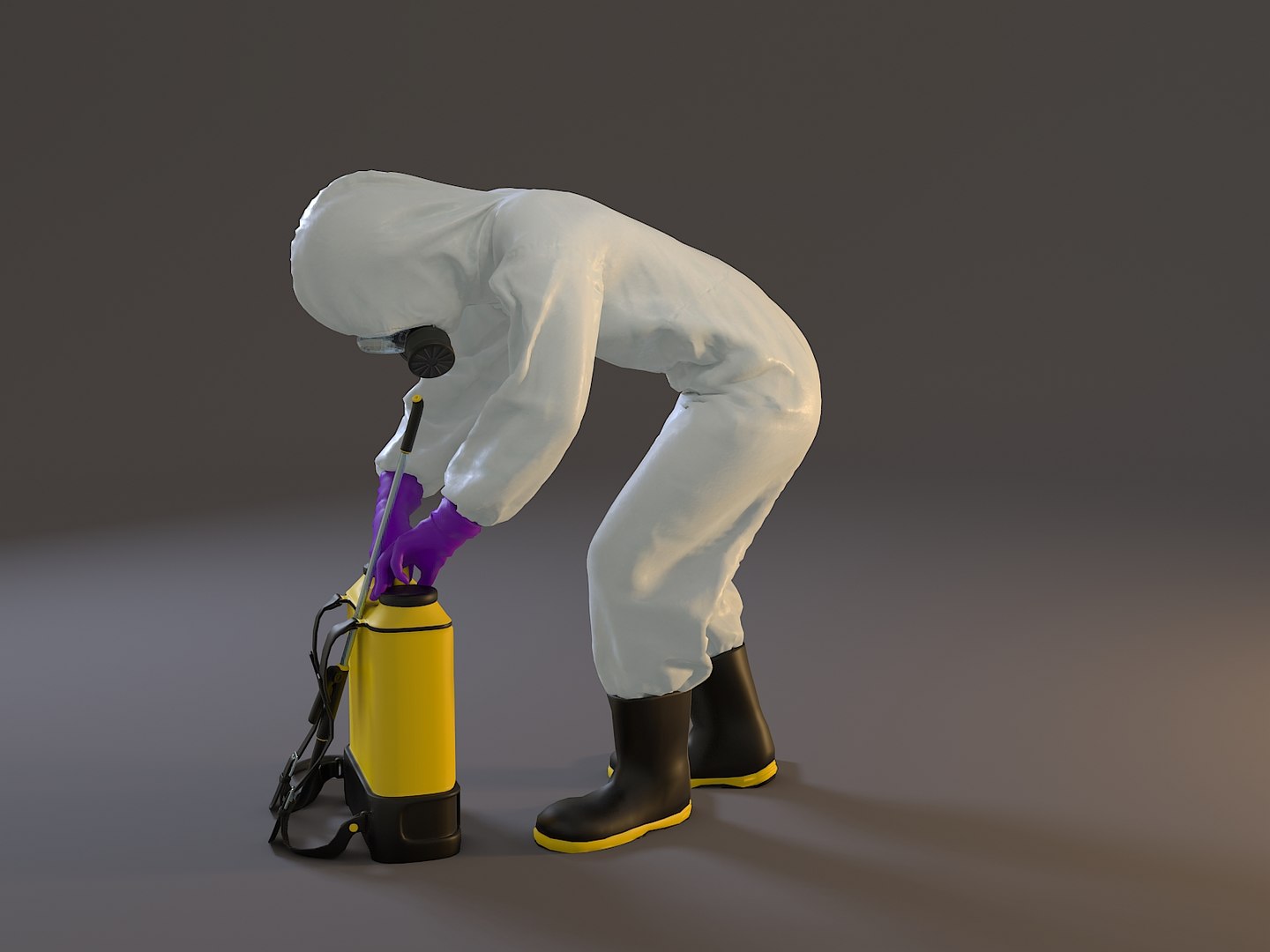 3D Female Biohazard Suit Acc - TurboSquid 1528003