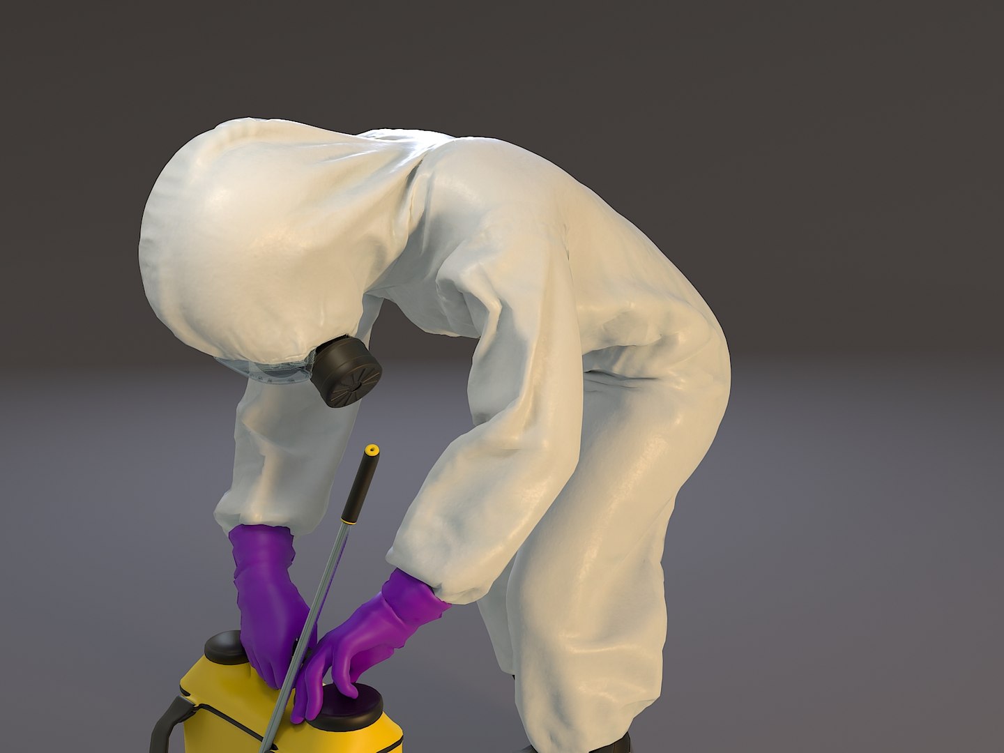 3D Female Biohazard Suit Acc - TurboSquid 1528003