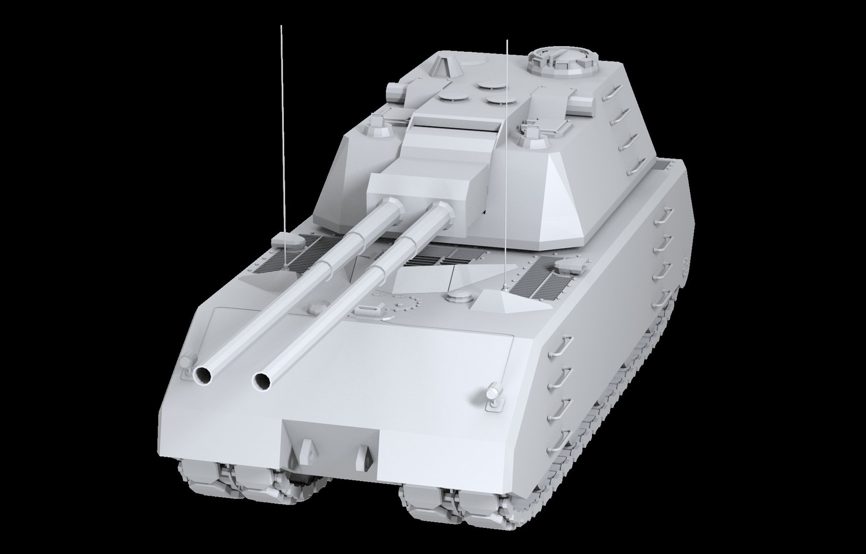 German Tanks Maus 3d Model