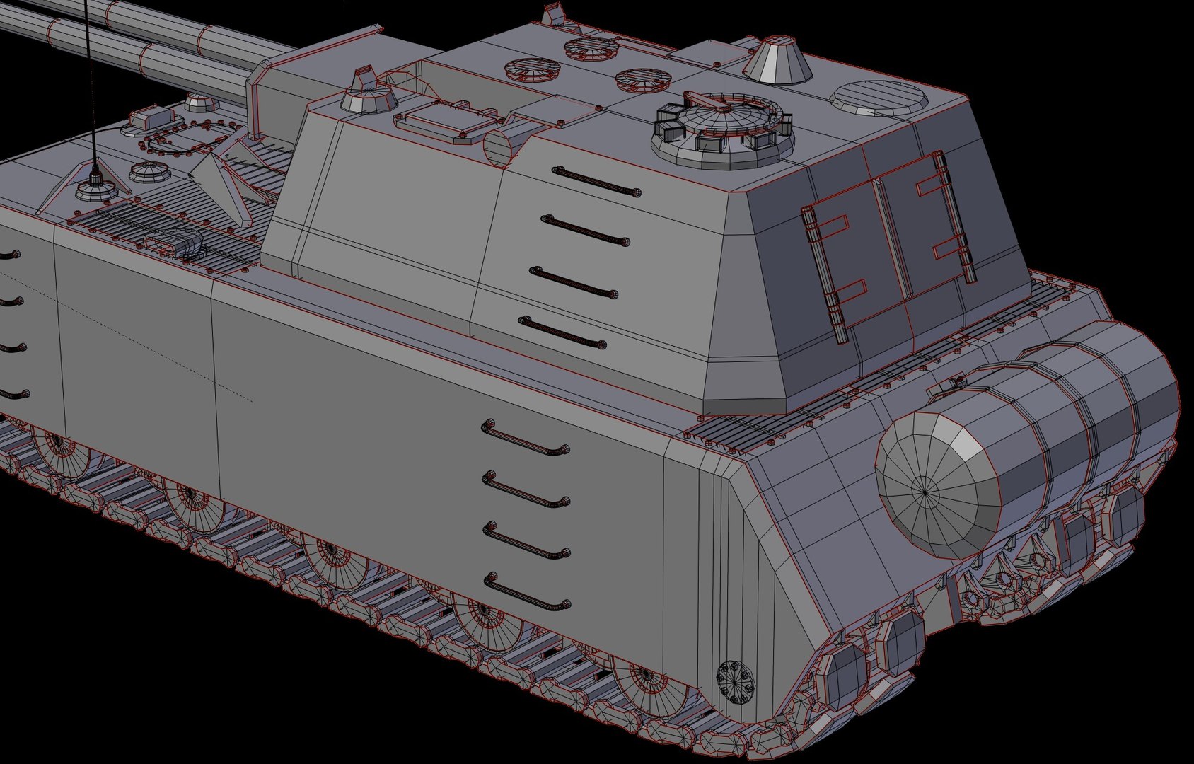 German Tanks Maus 3d Model