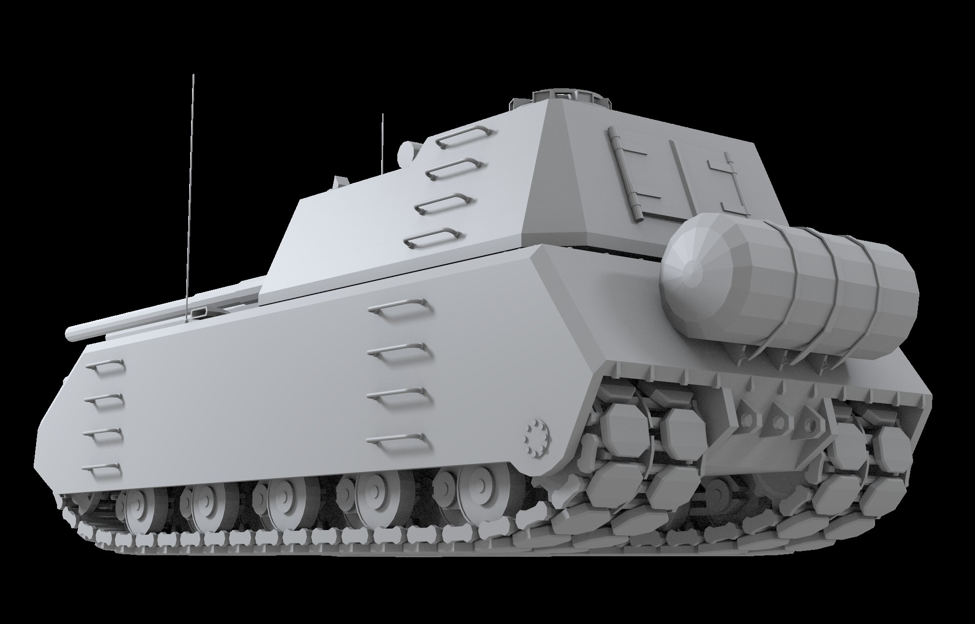 german tanks maus 3d model