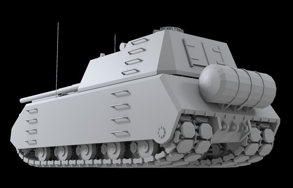 german tanks maus 3d model
