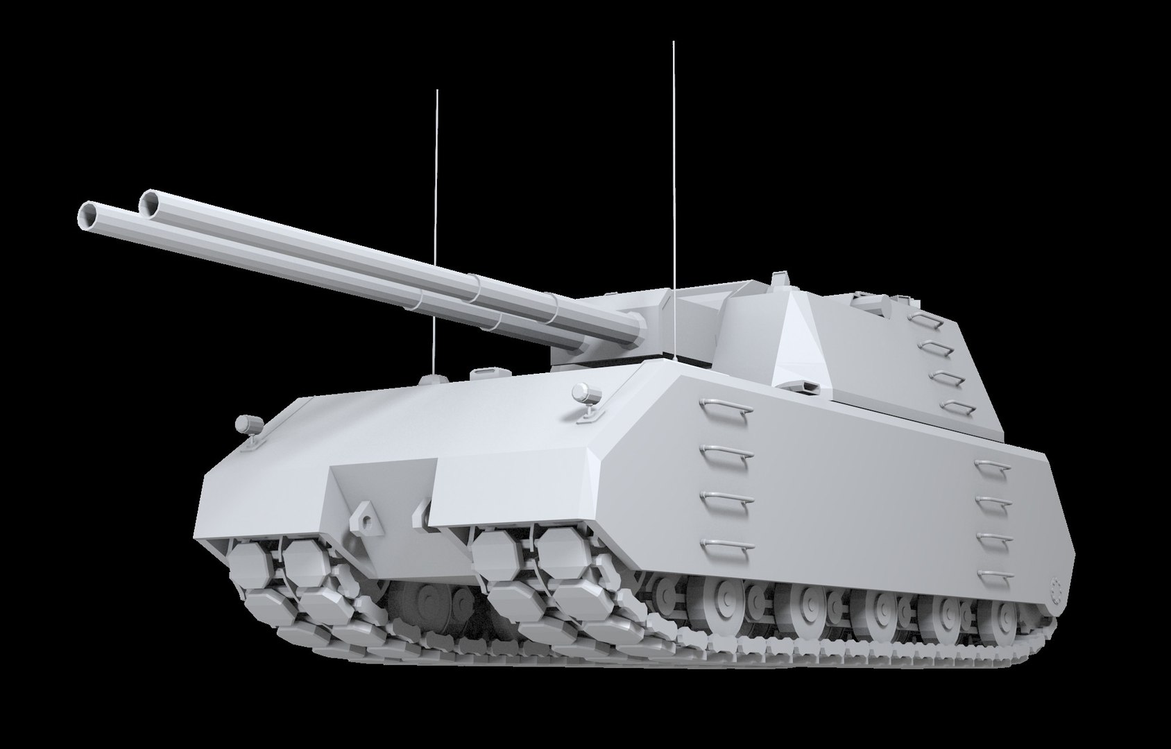 German Tanks Maus 3d Model