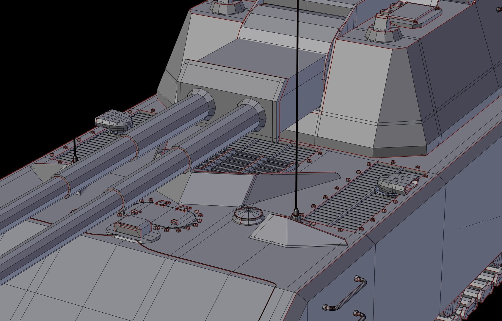 German Tanks Maus 3d Model