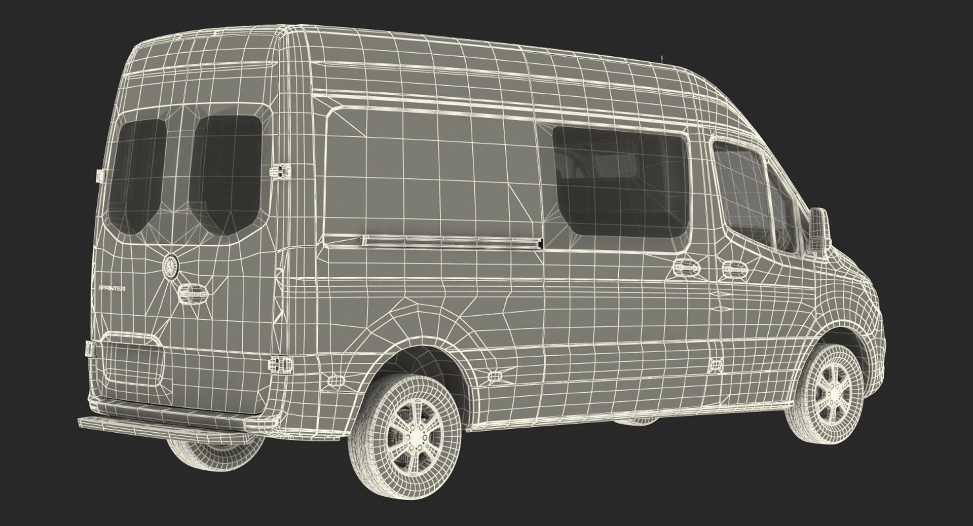 3D 2019 mercedes sprinter van - TurboSquid 1366183