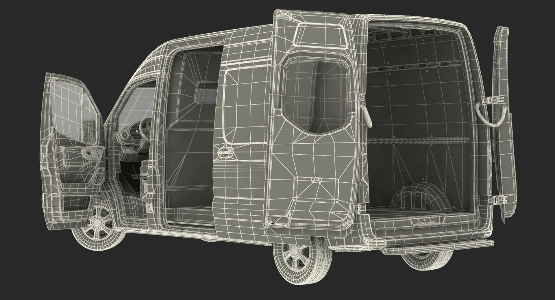 3D 2019 mercedes sprinter van - TurboSquid 1366183