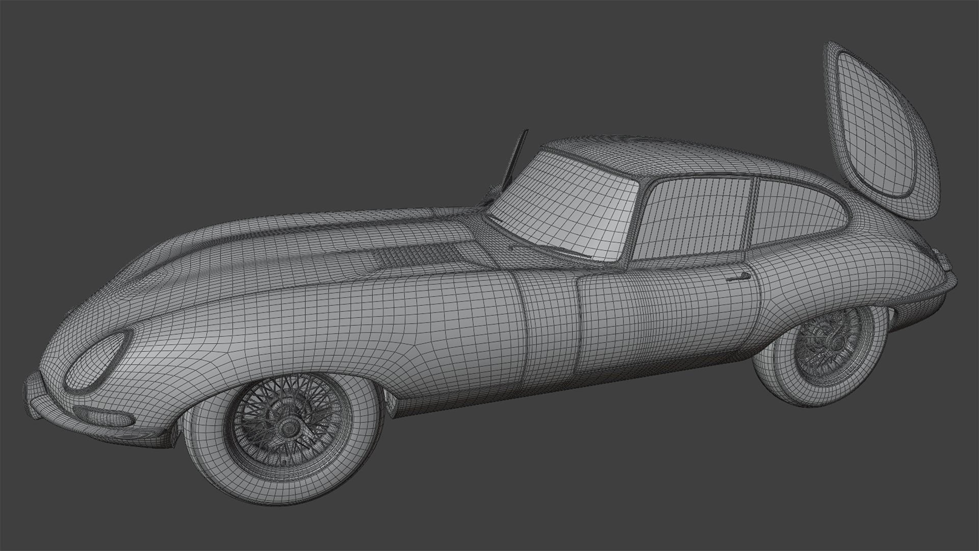 3D Model Jaguar E-Type - 3D Model 3D Model - TurboSquid 2403250