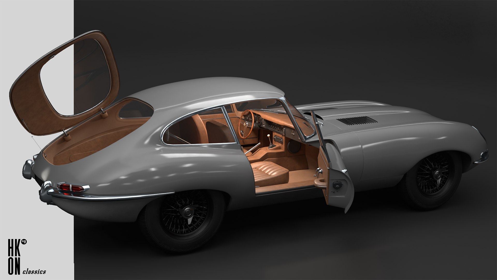 3D Model Jaguar E-Type - 3D Model 3D Model - TurboSquid 2403250