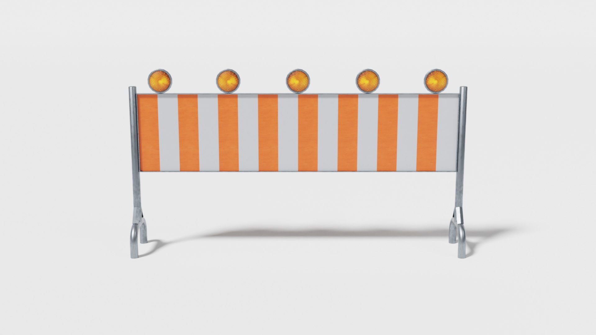 Low Poly Street Barriers 3D Model - TurboSquid 1947751
