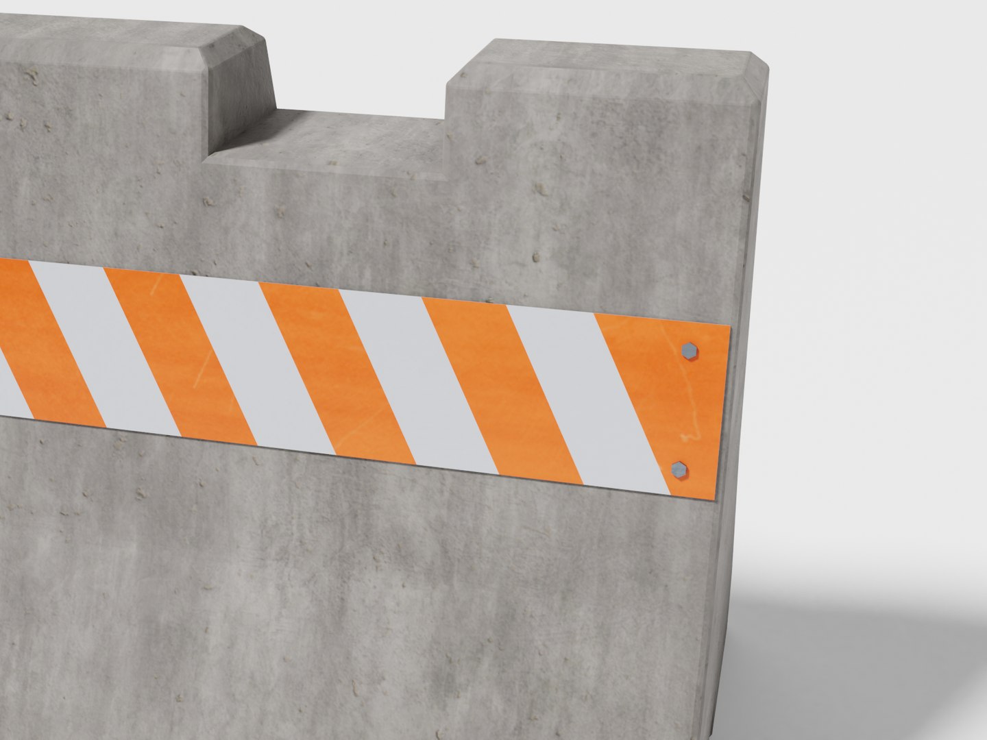 Low Poly Street Barriers 3D Model - TurboSquid 1947751