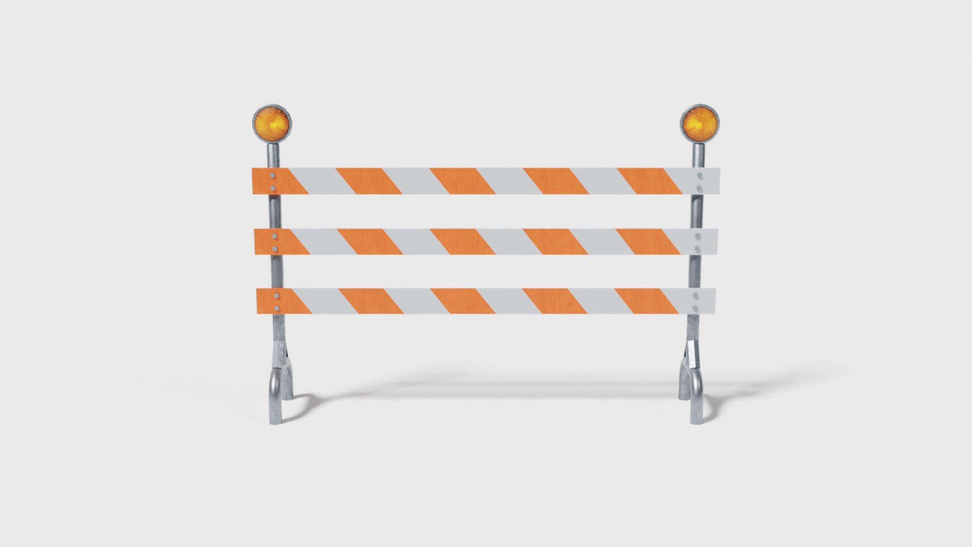 Low Poly Street Barriers 3D Model - TurboSquid 1947751