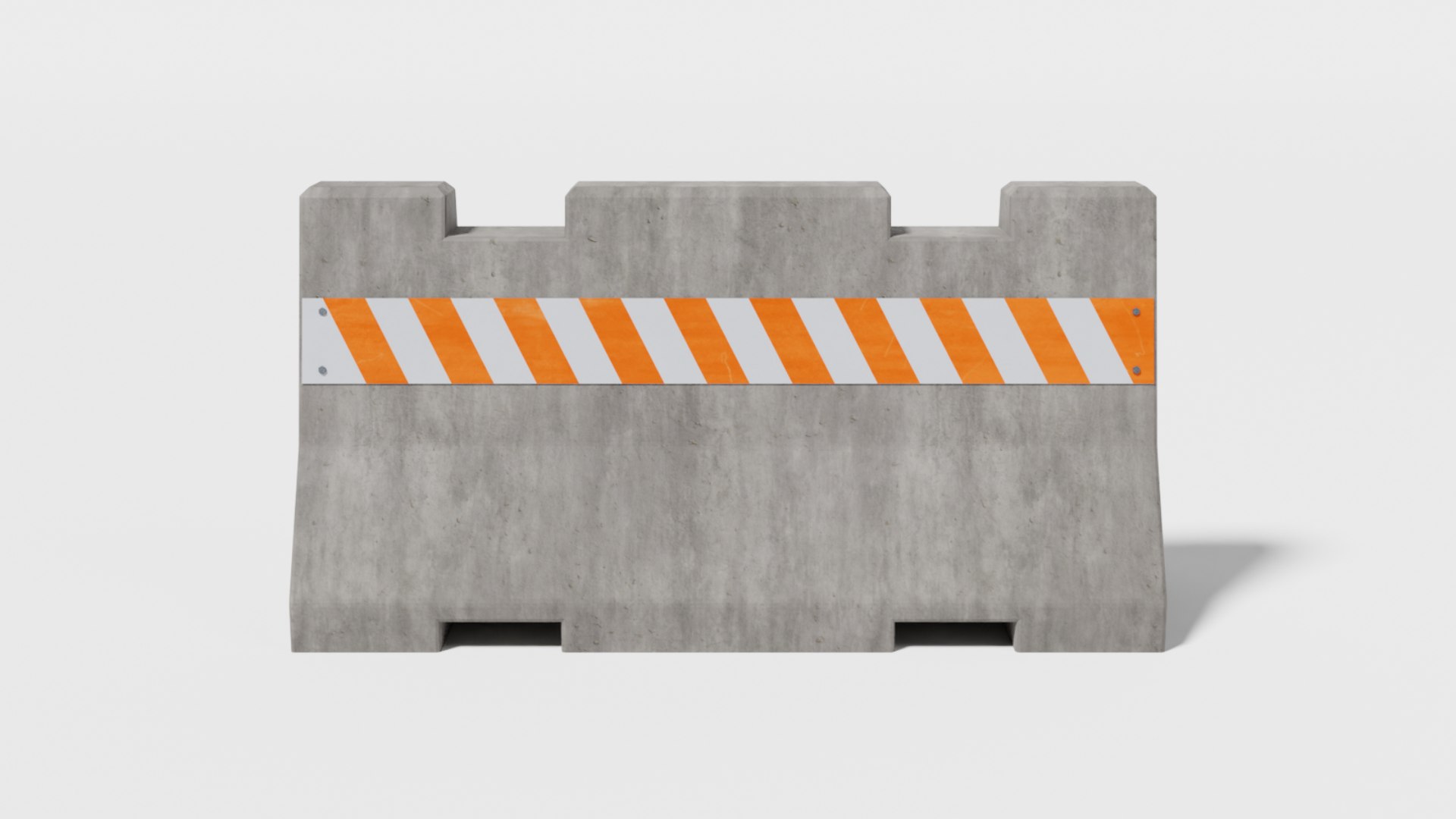 Low Poly Street Barriers 3D Model - TurboSquid 1947751