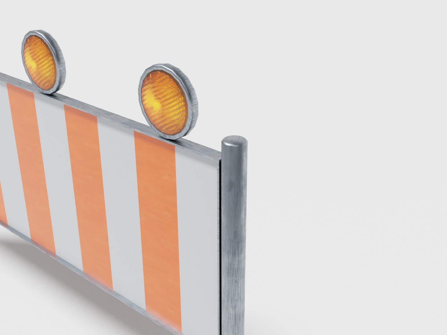 Low Poly Street Barriers 3D Model - TurboSquid 1947751