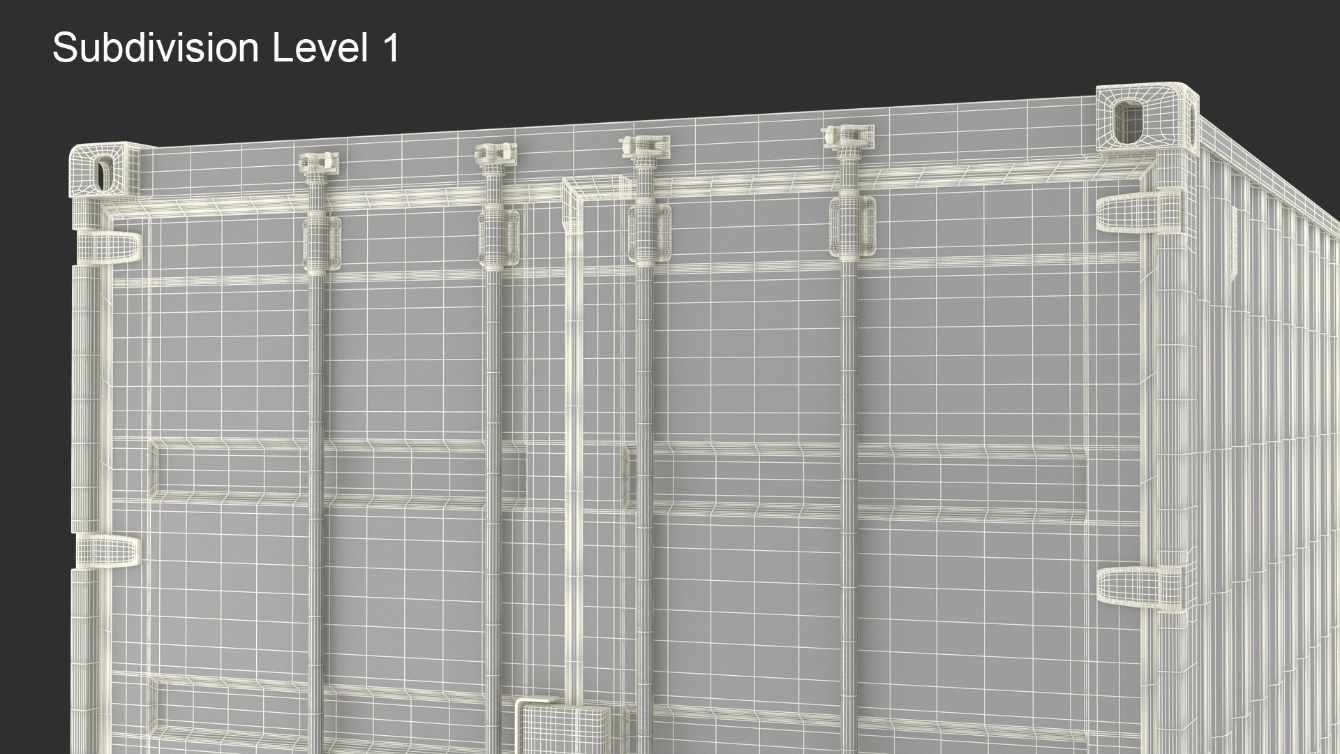 20 Ft ISO Shipping Container 3D Model - TurboSquid 2417661