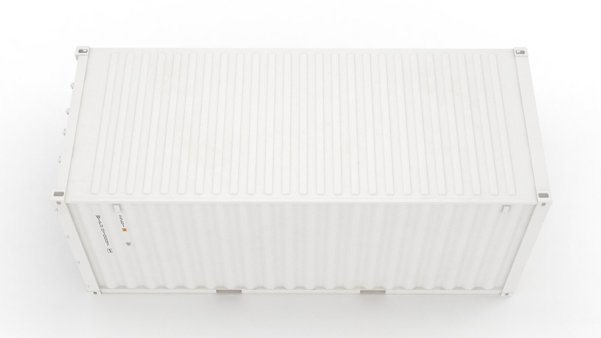 20 Ft ISO Shipping Container 3D Model - TurboSquid 2417661