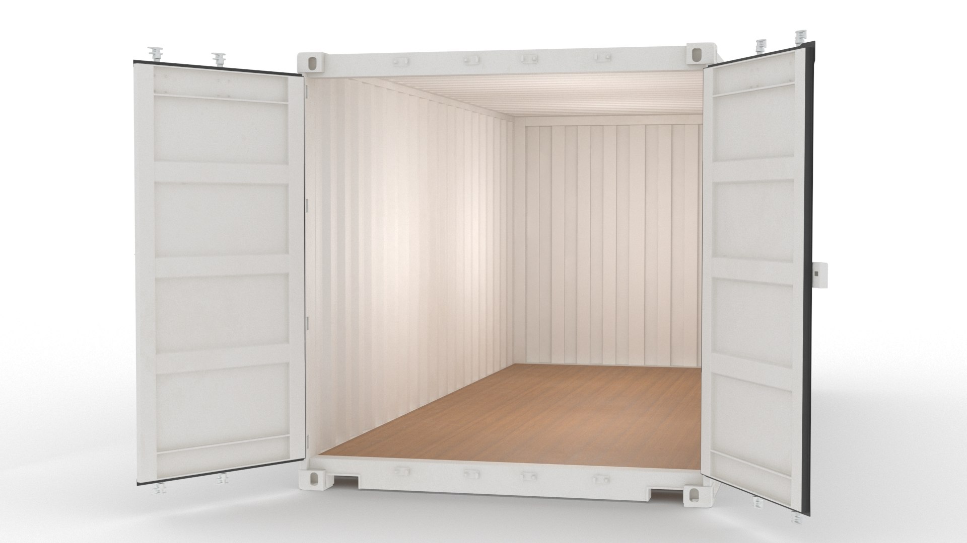 20 Ft ISO Shipping Container 3D Model - TurboSquid 2417661