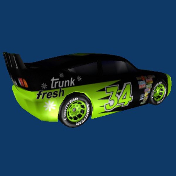 3d model trunk fresh