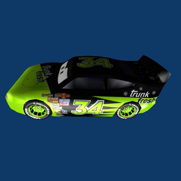 3d model trunk fresh