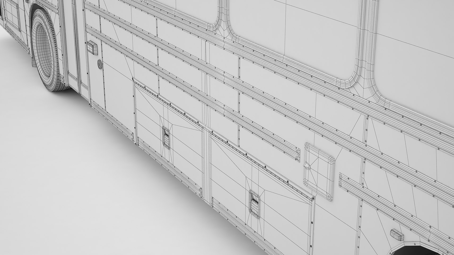 3D Prison Bus 2000 Model - TurboSquid 1591061