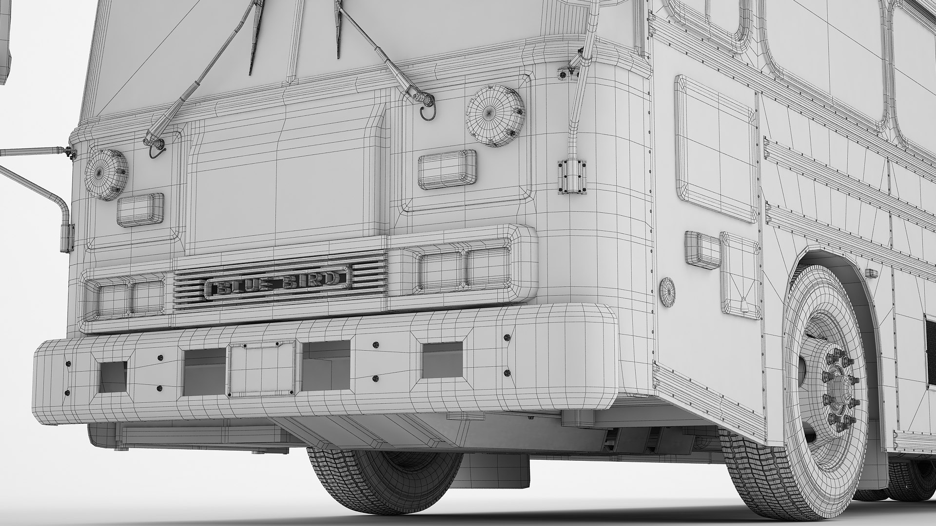 3D Prison Bus 2000 Model - TurboSquid 1591061