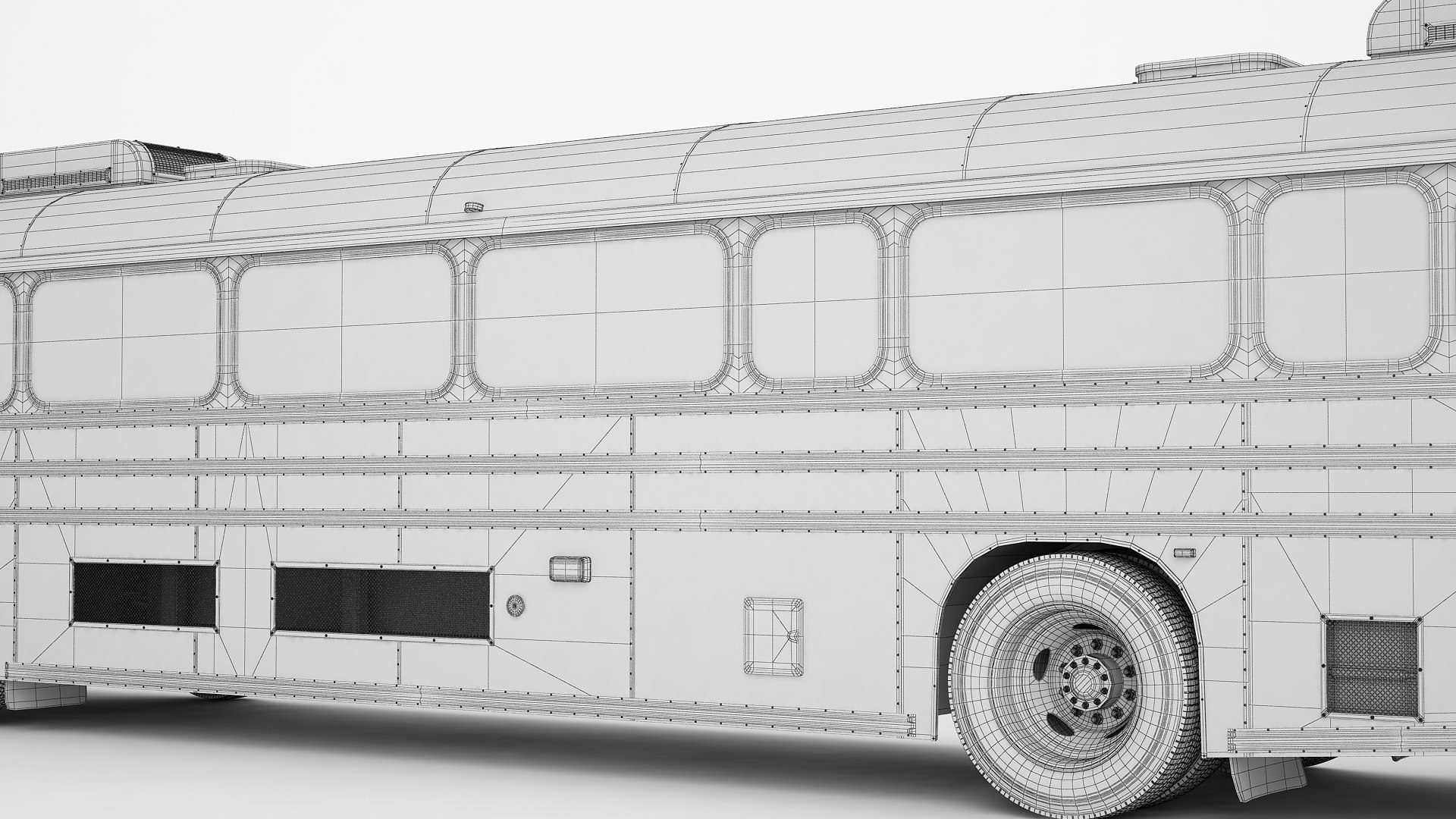 3D prison bus 2000 model - TurboSquid 1591061