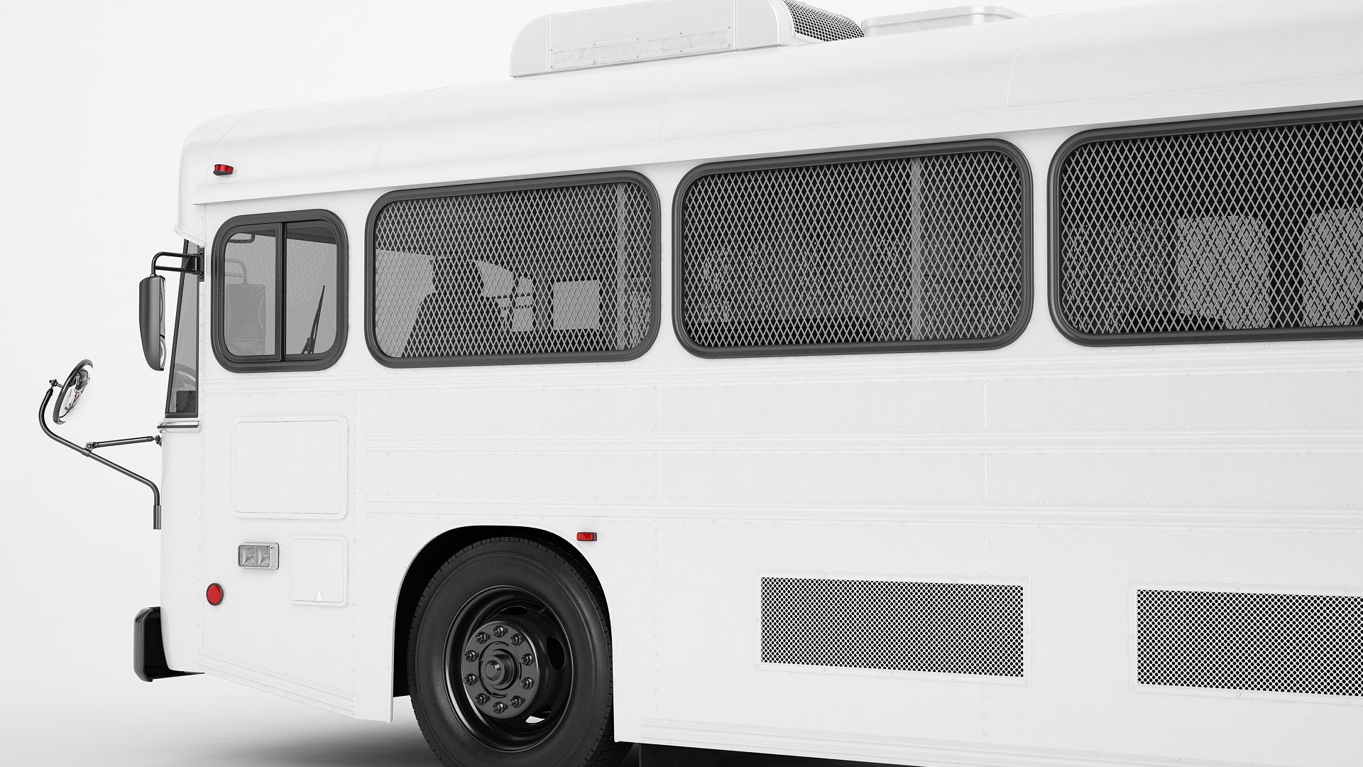 3D prison bus 2000 model - TurboSquid 1591061
