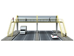 Pedestrian Bridge SketchUp Models for Download | TurboSquid