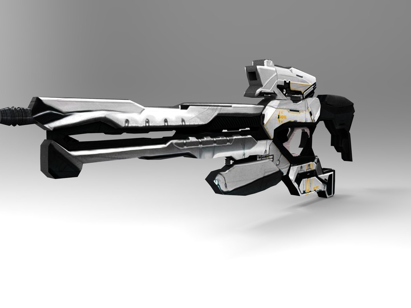 3d Model Futuristic Weapons