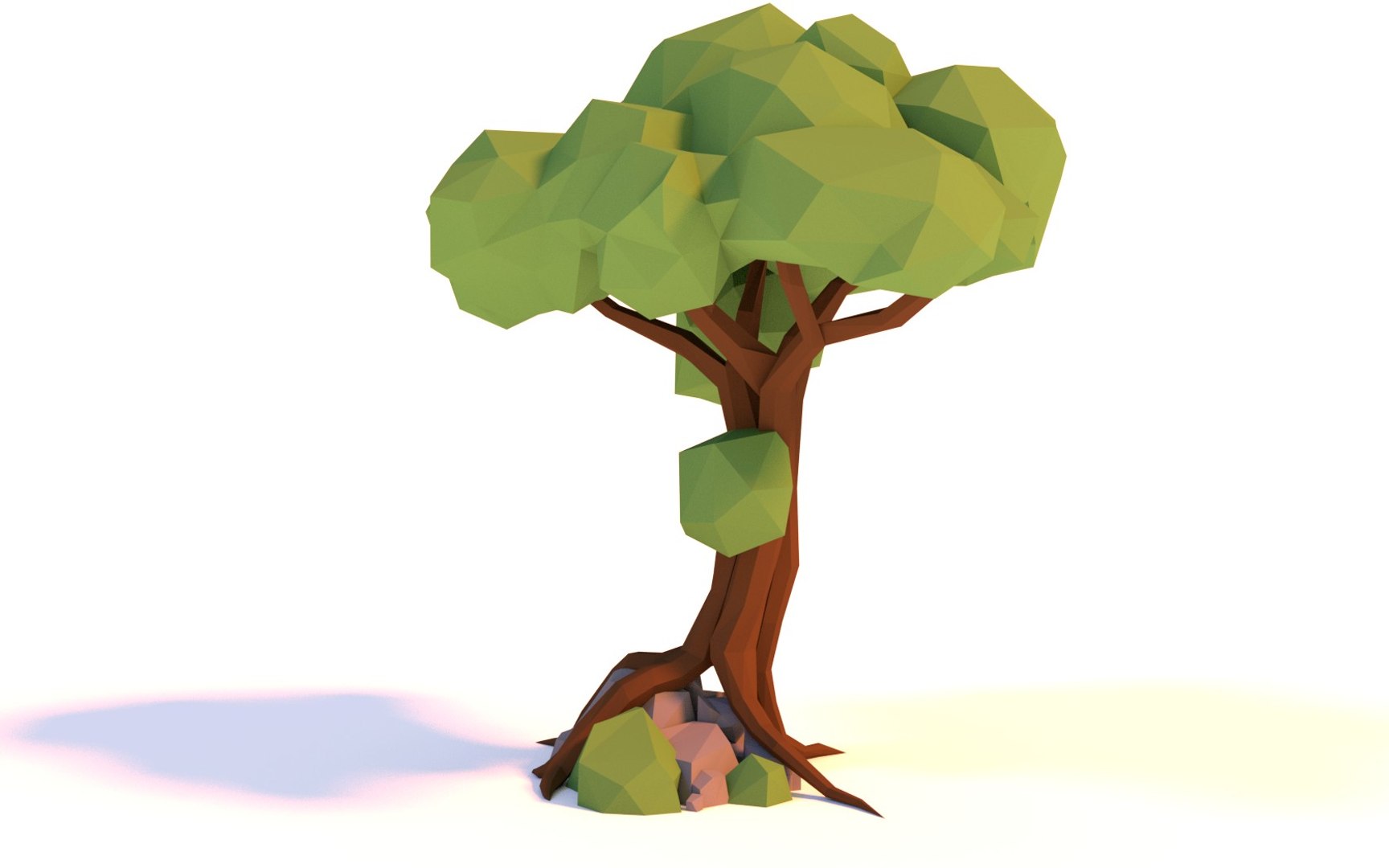 Low-poly Tree 3D Model - TurboSquid 1226851