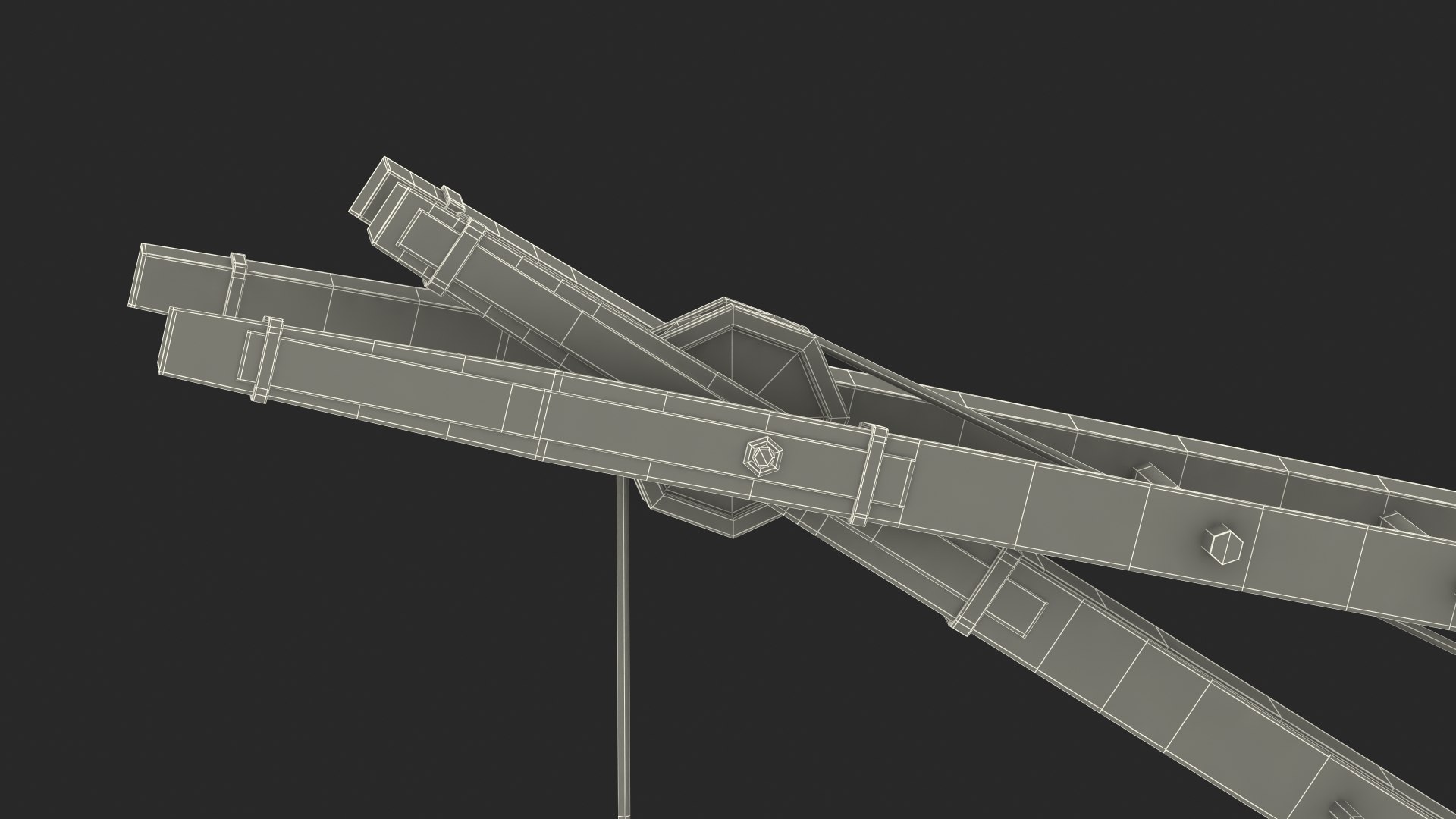 3D Medieval Mechanical Crane Model - TurboSquid 2027733