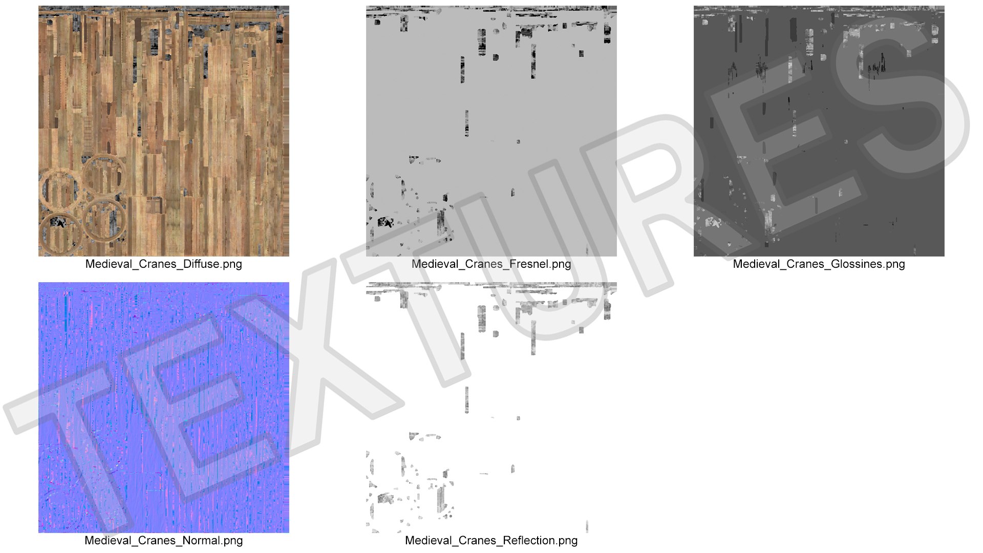 3D Medieval Mechanical Crane Model - TurboSquid 2027733