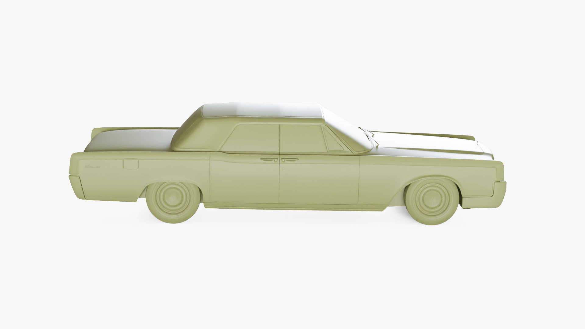 Lincoln Continental Convertible 1968 3D Model - TurboSquid 2514079