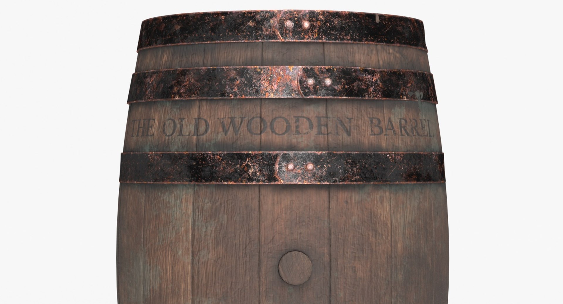 3D Wooden Barrel Model - TurboSquid 1414248