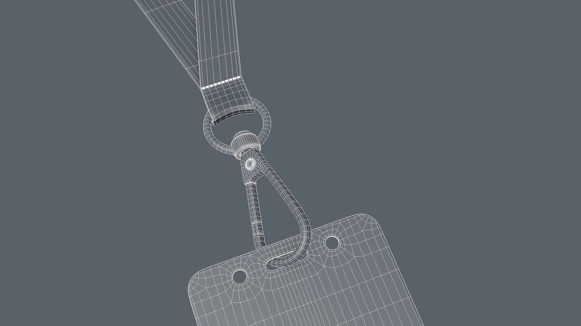 3D Model Lanyard Mockup - TurboSquid 2218688