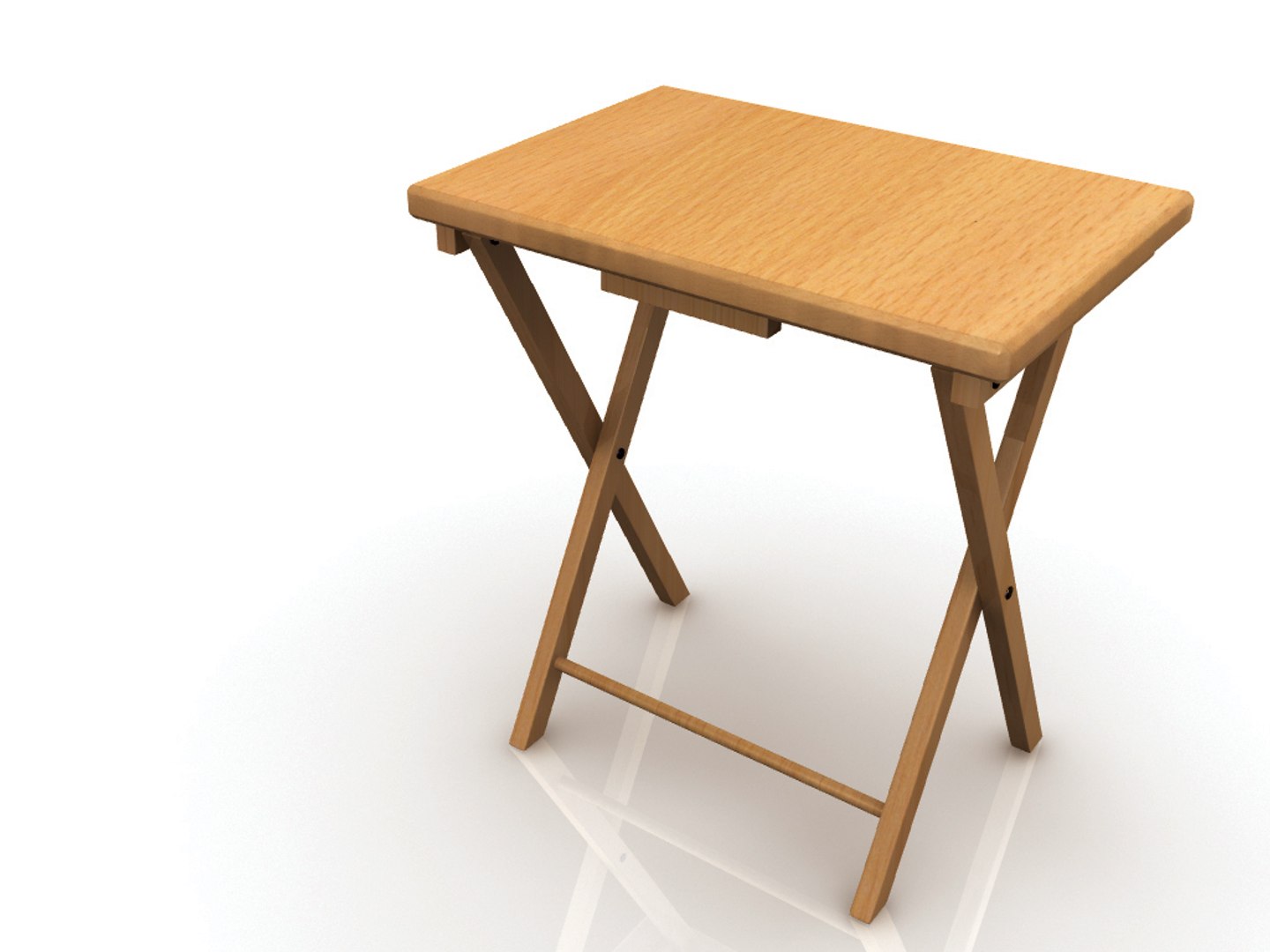 Folding Table 3d Model